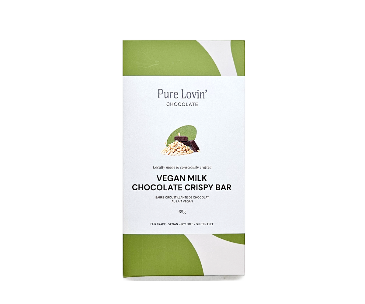 Fair Trade Milk Chocolate Crispy Bar - Vegan/Gluten Free – Smilyn