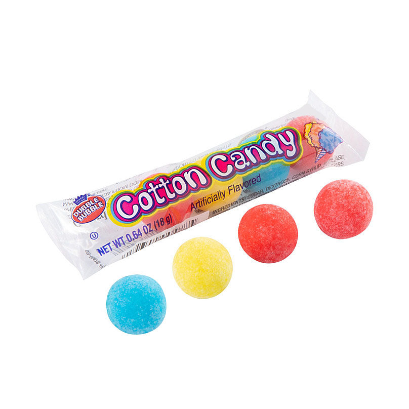Dubble Bubble Cotton Candy 4-Ball Tube – Smilyn