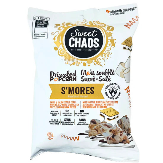 Sweet Chaos Drizzled Popcorn - S'mores – Smilyn