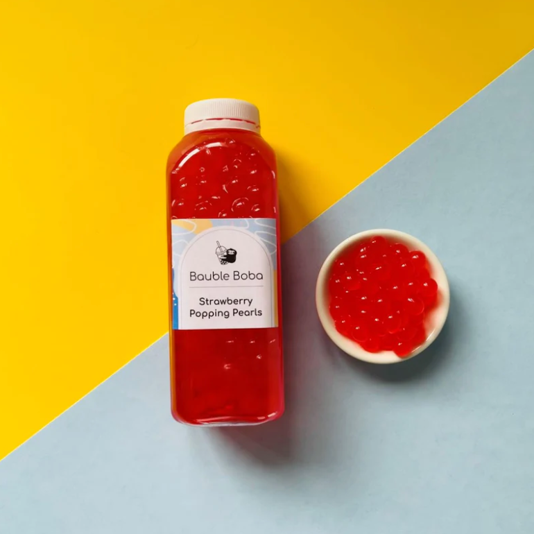 Bubble Tea Popping Boba / Pearls - Strawberry – Smilyn